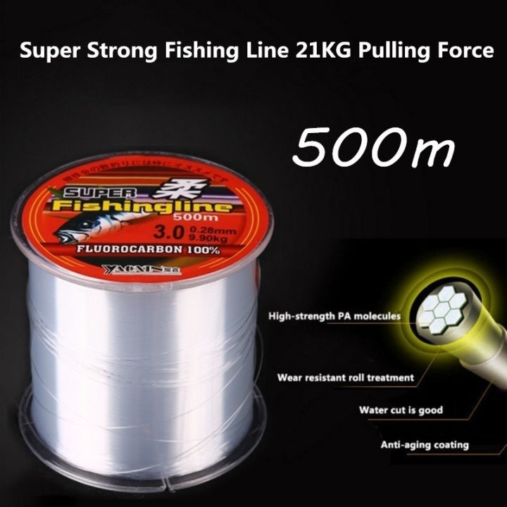 500m Fly Fishing Line Braided Fishing Wire Super Strong Nylon Sea ...