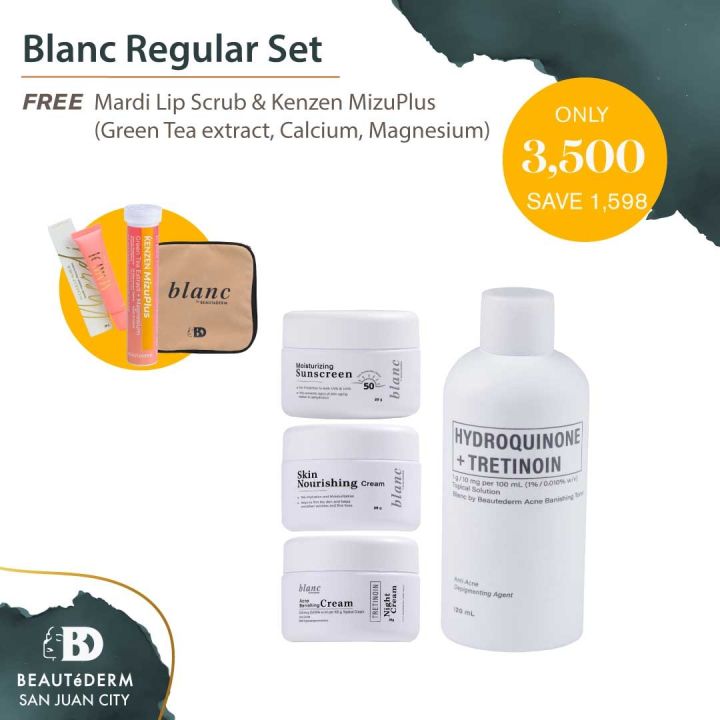 Beautederm Blanc Regular Set with FREEBIES | Lazada PH