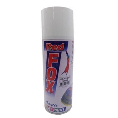สีสเปรย์เรดฟ็อกซ์ RED FOX NO.40 (200) WHITE (สีขาว) | Lazada.co.th