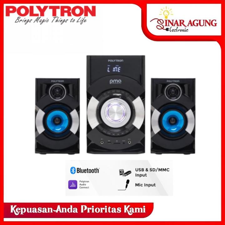 POLYTRON PMA9527 / PMA-9527 SPEAKER BLUETOOTH - GARANSI RESMI | Lazada ...