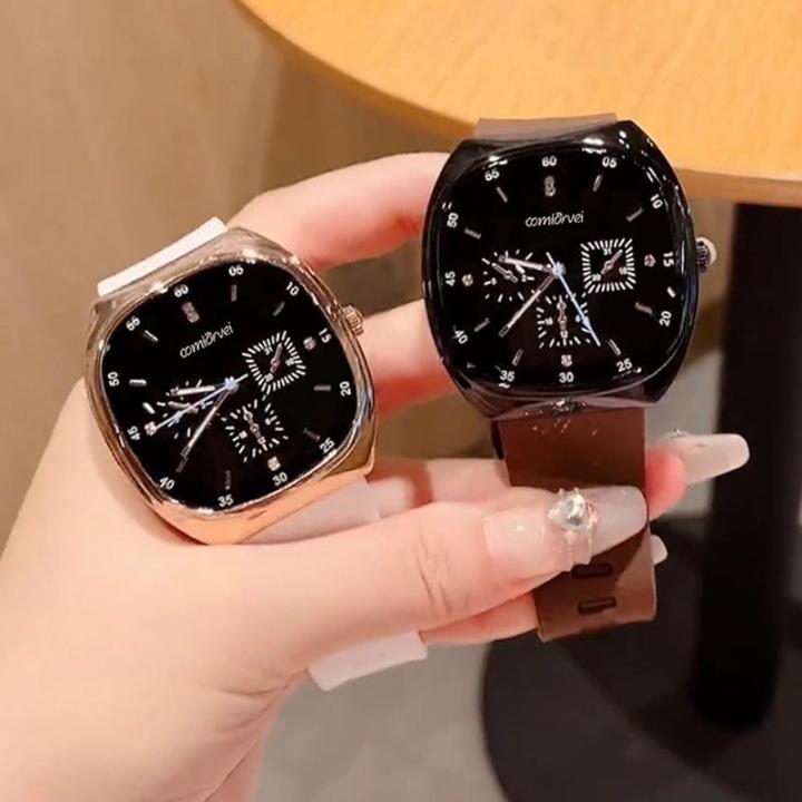 POSHI New style Ladies Fashion Casual Watches Korean elegant Square ...