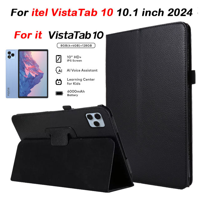 For ITEL Vista Tab 10 10.1 inch 2024 High Quality Leather PU With stent ...