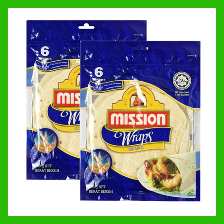 MISSION WRAP ORIGINAL (6 WRAPS 8 INCHES 270 GRAMS) BUNDLE OF 2 | Lazada PH
