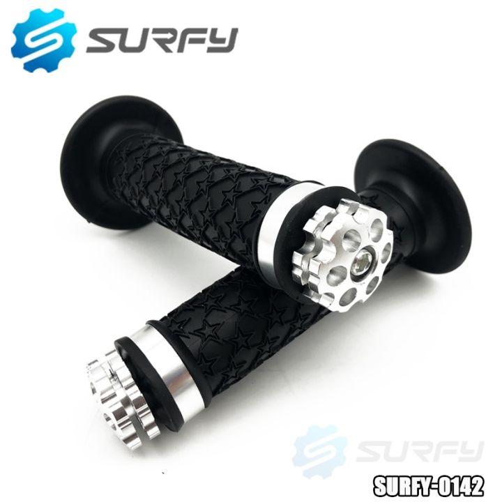 Surfy Handle Grip Tr1 Rubber With Bar-N Star Design Motorcycle Made In ...