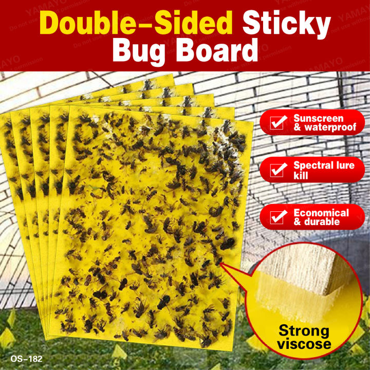 Double Sided Sticky Bug Board || Insect Traps Pest Killer Fly Orchard ...