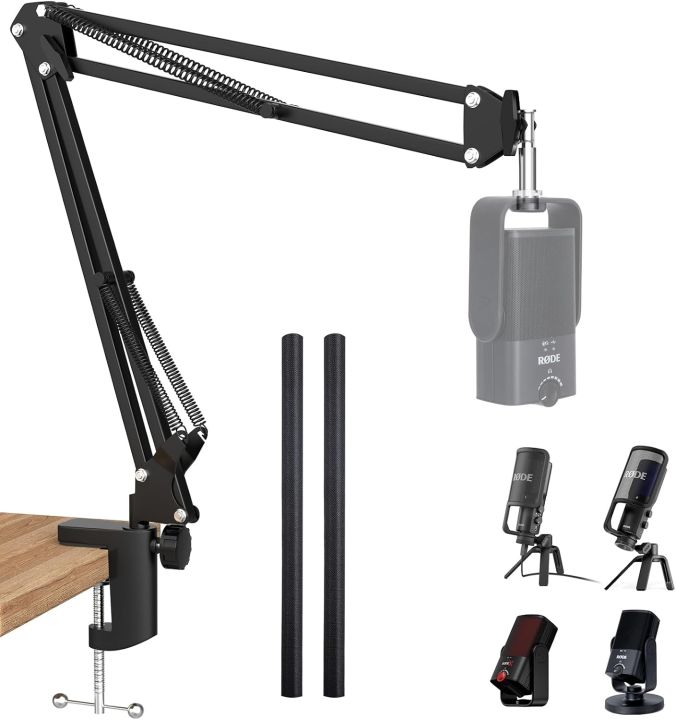 SUNMON Rode NT-USB Mic Boom Arm - Mic Arm for RODE NT-USB/NT-USB+/NT ...