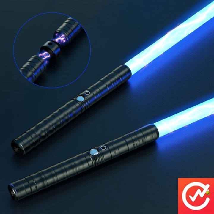 【Ready Stock】Lightsaber Metal Sword rechargeable role play RGB 2 pieces ...