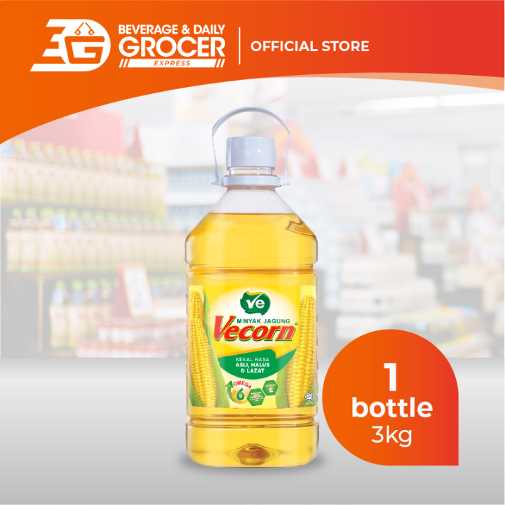 Vecorn Corn Oil 3kg ( 1 x 3kg ) 1 Bottle | Lazada