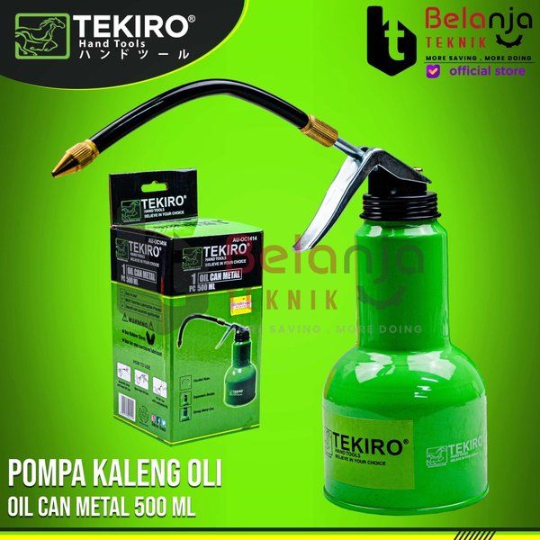 Tekiro Oil Can 500 Ml Semprotan Oli Besi Hijau Oli Can Pompa Oli Botol ...
