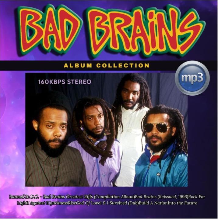 BAD BRAINS MP3 music CD for PCCDROM and compatibles (not playable to ...
