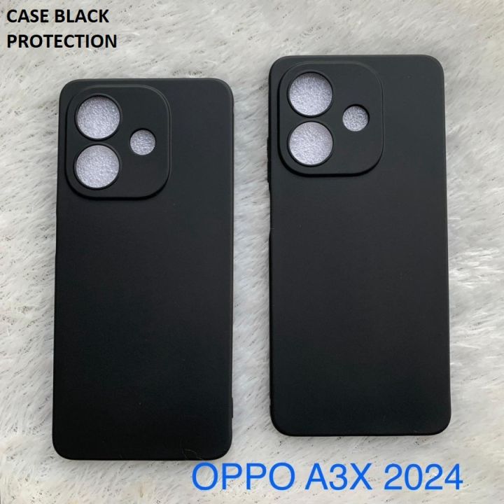 OPPO A3X OPPO A3 PRO CASE SOFTCASE BLACK PREIUM CASING COVER HITAM ...