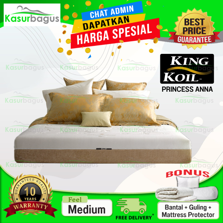 King Koil Kasur Full Latex New Princess Anna - Kasur Saja 160 180 200 ...