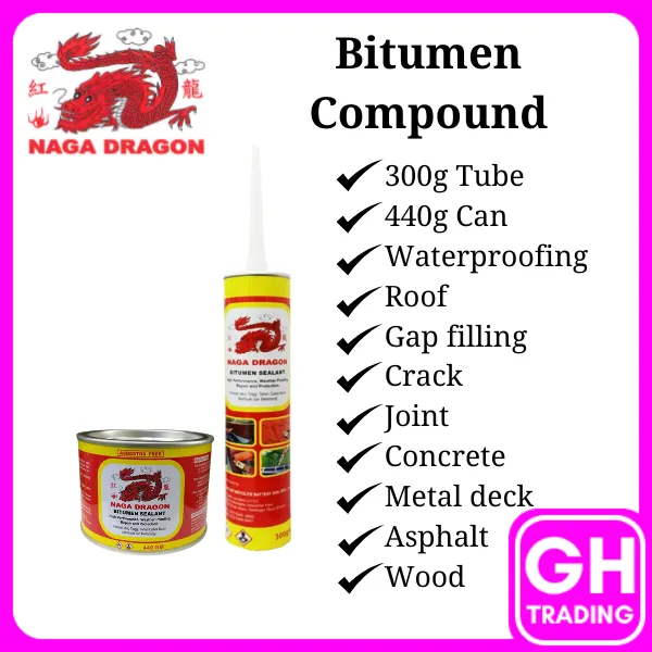 Naga Dragon Bitumen Sealant 300g 440g Industrial Adhesive Sealing ...