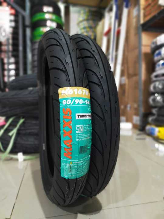 Ban Motor Maxxis M6167H 70/90-14 80/90-14 90/90-14 Tube Type Rng 14 Untuk Beat Vario Mio ...