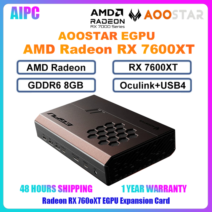 AOOSTAR Graphics Card Dock XG76XT AMD Radeon RX 7600XT Extra GPU ...