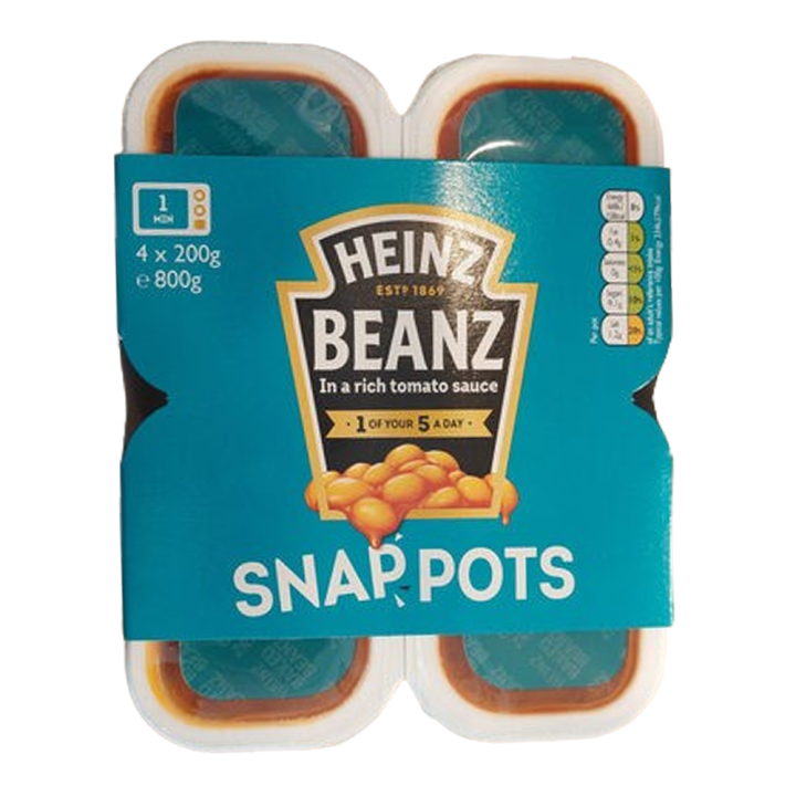 Heinz Beans Snap Pots Baked Beans in Rich Tomato Sauce 800g ถั่วกระป่อง ...