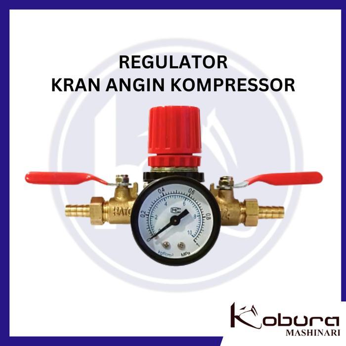 Regulator Kran Kompresor Angin Portable Pengatur Tekanan Angin Set ...