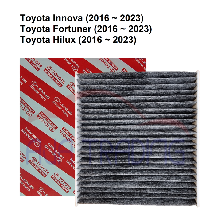 Charcoal AC Cabin Filter for Toyota Innova (2016-2023), Fortuner (2016 ...
