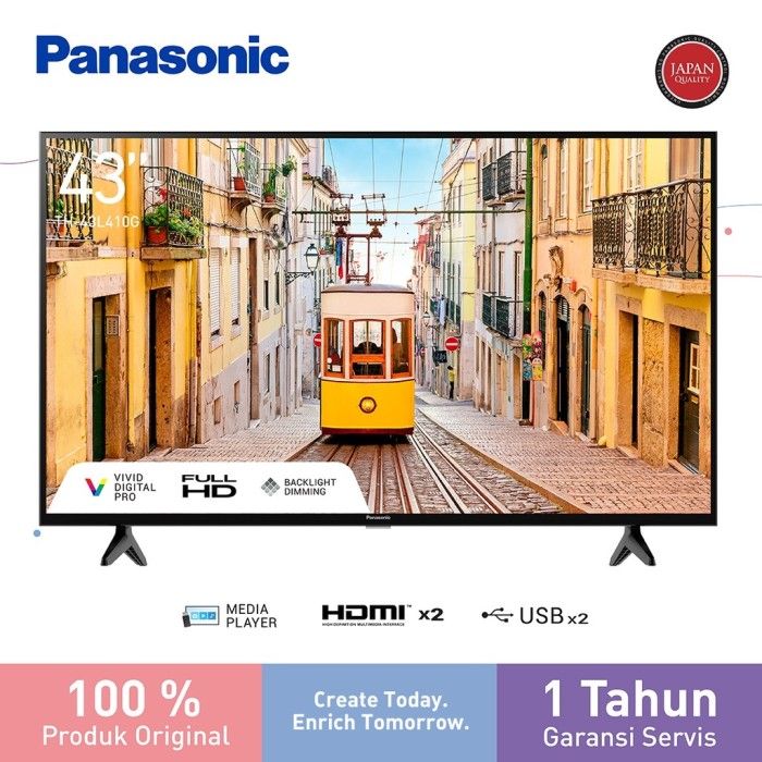 Panasonic TH-43L410G LED FHD TV [43 Inch] | Lazada Indonesia
