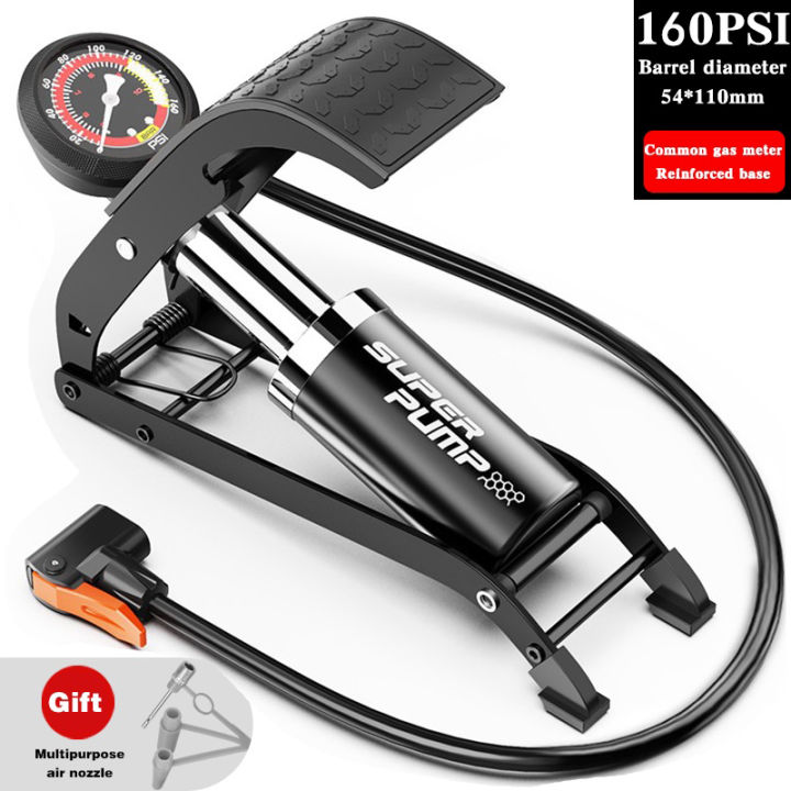 Foot Pump 160p Powerful foot pump for fast high pressure inflation and ...