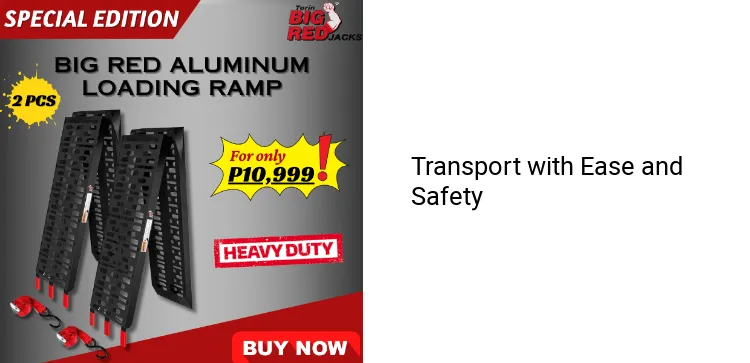 Big Red Aluminum/ Steel Loading Ramp | Lazada PH