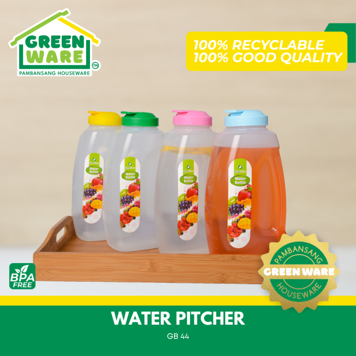 Greenware Plastic Pitcher Water Jug Water Pitcher 2 Liters GB-44 ...