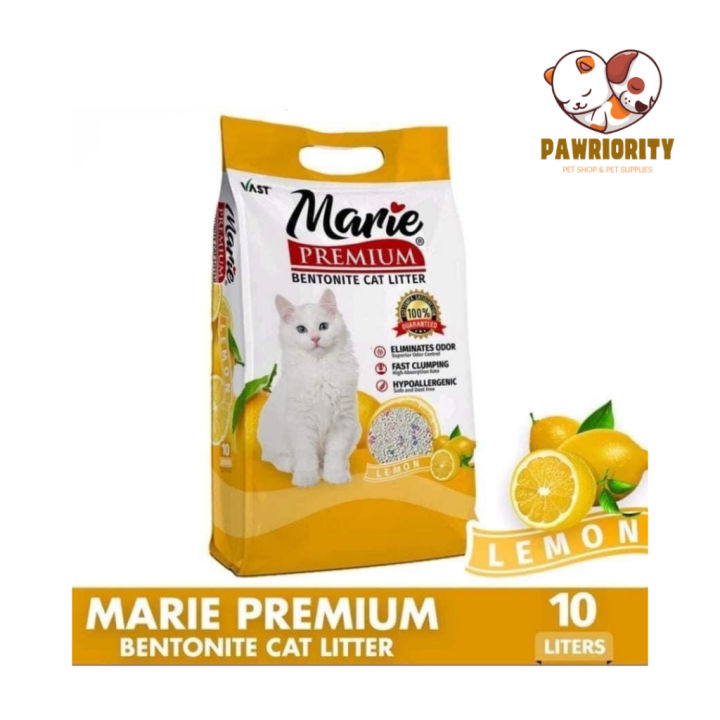 Marie Premium Bentonite Cat Litter 10L | Lazada PH