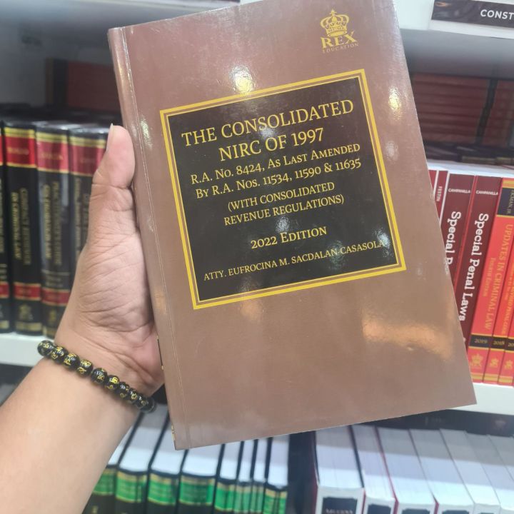 The Consolidated NIRC of 1997 with CREATE law - Casasola (2022 Edition ...