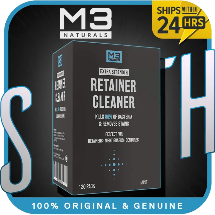 M3 Naturals Retainer and Denture Cleaner | 24 / 120 Tablets | Lazada