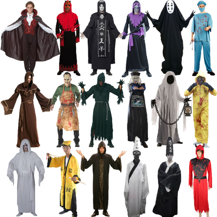 (Ready Stock)👉 Adult Men Cos Horror Scary Vampire Zombie Screaming ...