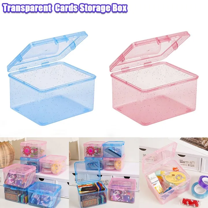 CHENJIE Rectangular Shape Storage Box Jewelry Container Transparent ...