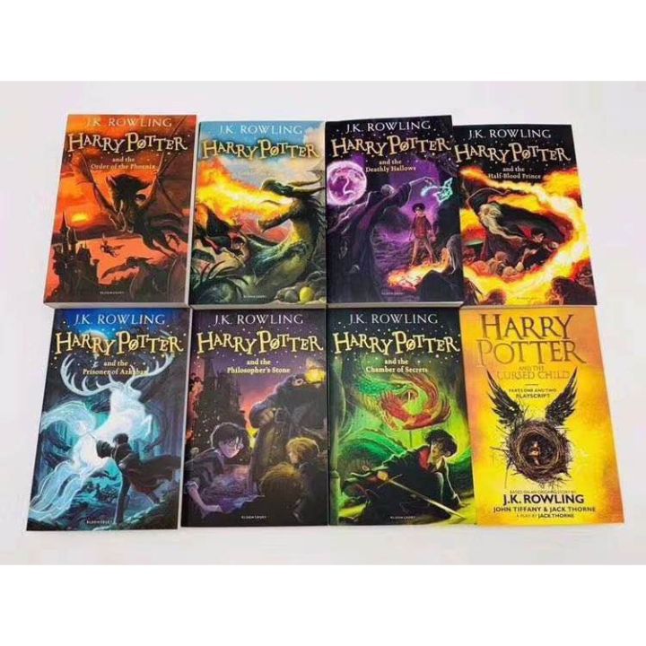 Harry Potter 8 Book Set - The Complete Collection by J.K. Rowling ...