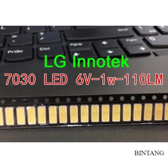 sparepart LG Innotek LED SMD Backlight 1W 7030 6V Cool White IC mosfet ...