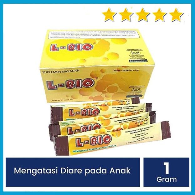 L-BIO 1 SACHET Obat Masalah Pencernaan Diare Anak Probiotik Anak-Anak ...