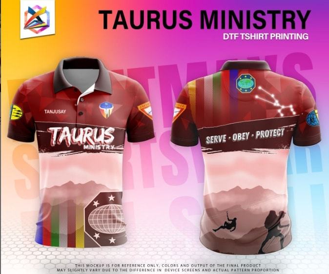 TAURUS MINISTRY SERVE- OBEY-PROTECT 3D Polo T-shirts-FREE CUSTOM ...