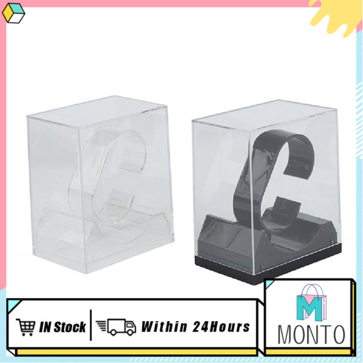 Clear Single Watch Display Box Case Acrylic Watch Display Case ...