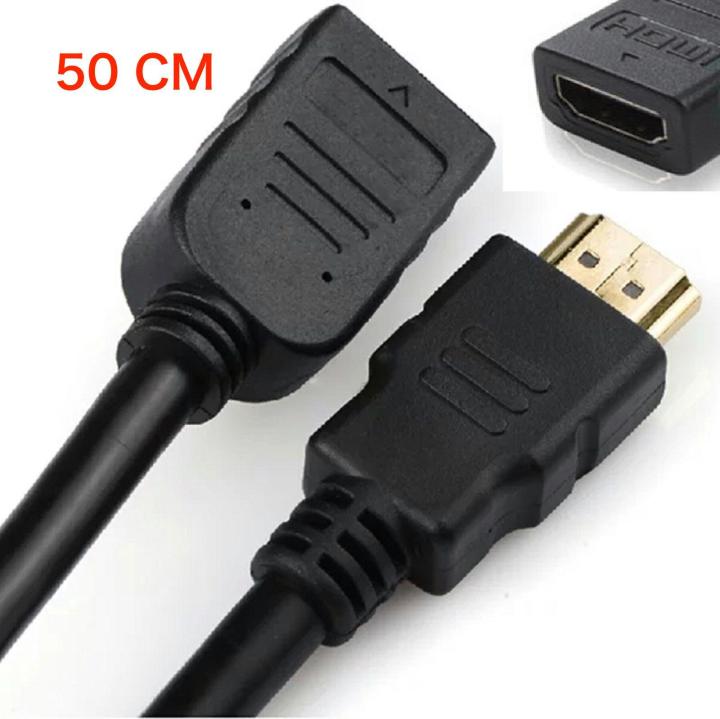 hdmi extension cable 50cm v1.4 full hd 1080p สาย HDMI ตัวผู้-เมีย 50cm ...