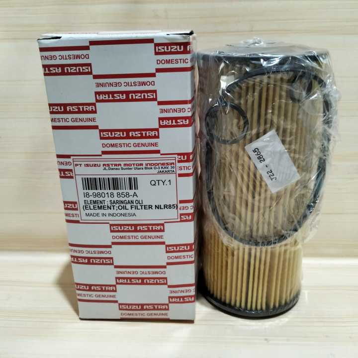 Saringan Filter Oli Element Oil ISUZU ELF NMR 81 NLR 85 EURO 4 ORIGINAL ...