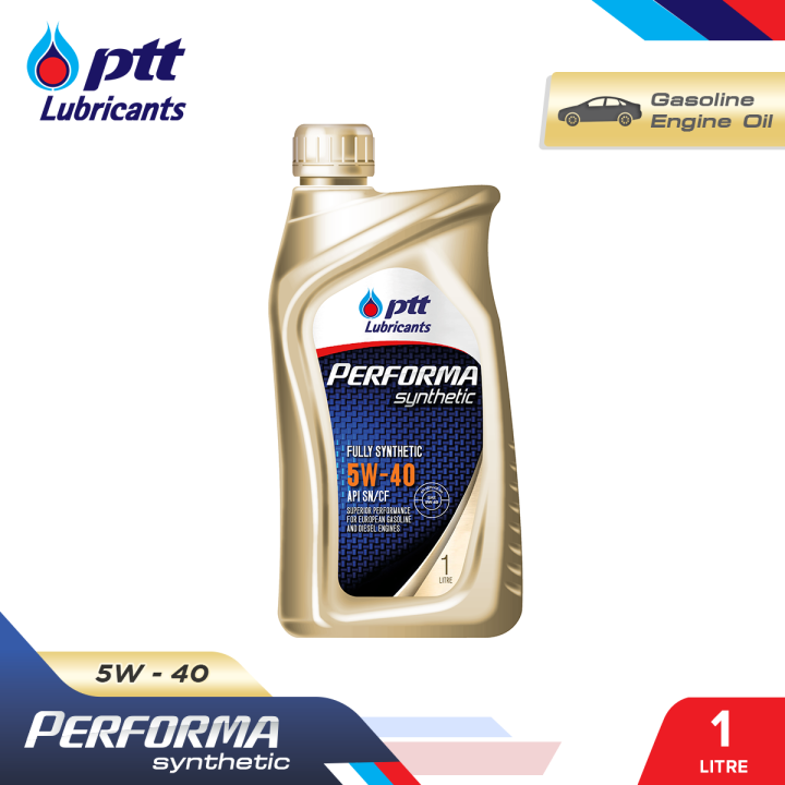 PTT Lubricants Performa Synthetic 5W-40 1L with FREEBIE | Lazada PH