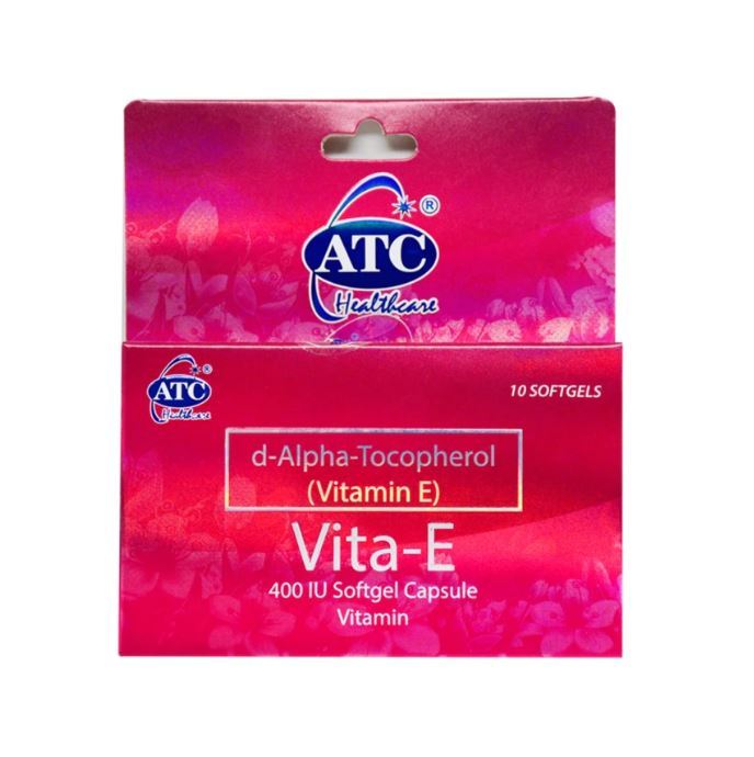 ATC HEALTH D-Alpha Tocopherol 400IU 10 Softgel Capsules | Lazada PH