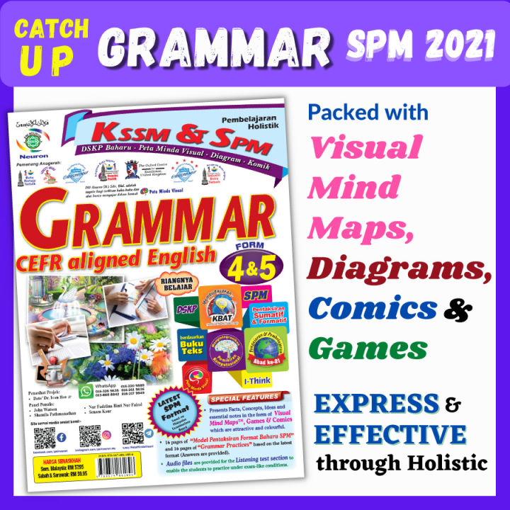 [KSSM & SPM] Pembelajaran Holistik Grammar CEFR Aliged English Form 4 ...