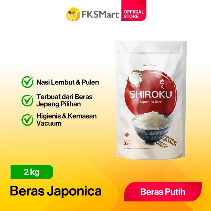 Shiroku Beras Japonica 2 kg | Lazada Indonesia