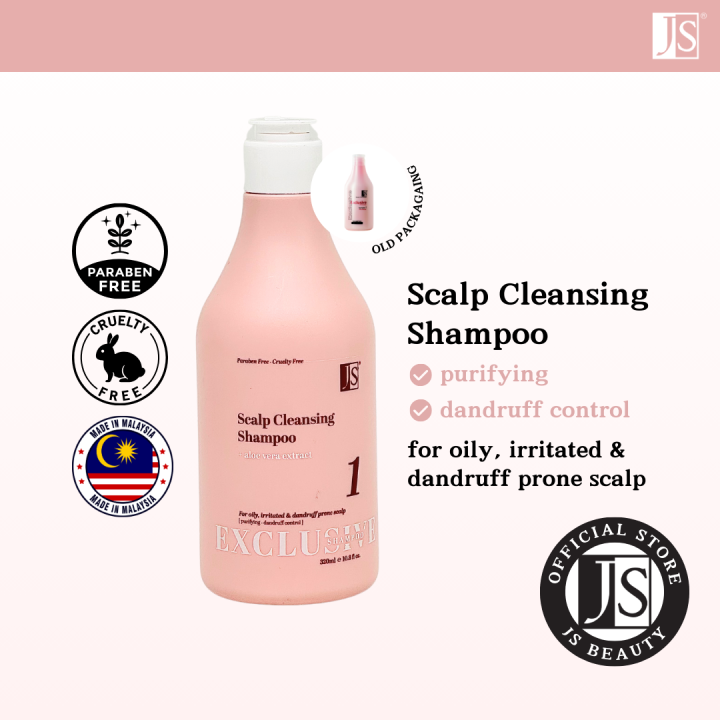 JS Exclusive Scalp Cleansing Shampoo for Oily, Irritated & Dandruff ...