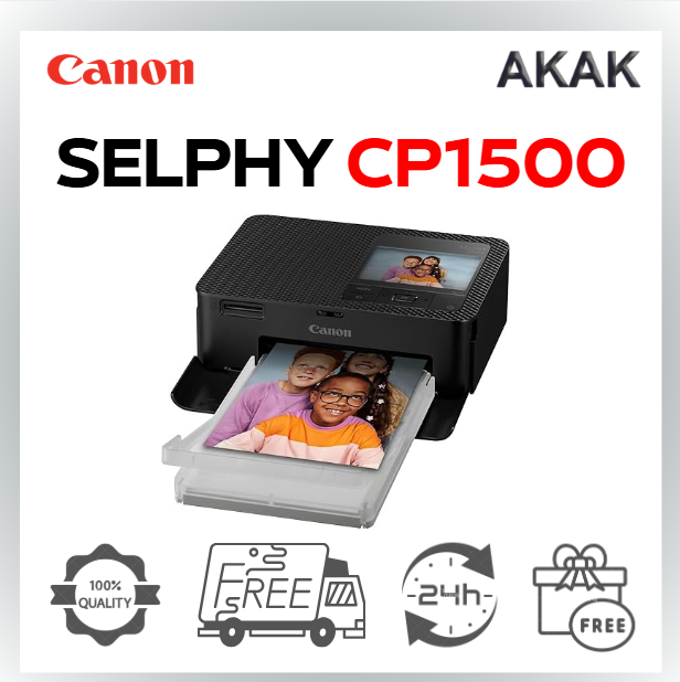 SELPHY CP1500 Wireless Compact Photo Printer,Portable Photo Printer ...