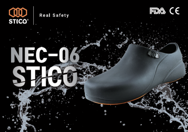 STICO KOREA Antislip Comfort Safety Clogs Shoes NEC-06 | Lazada