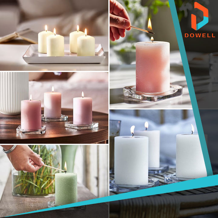 DOWELL PILLAR CANDLE SCENTED BLOCK CANDLE WALT CANDLE LILIN WANGI BLOCK ...