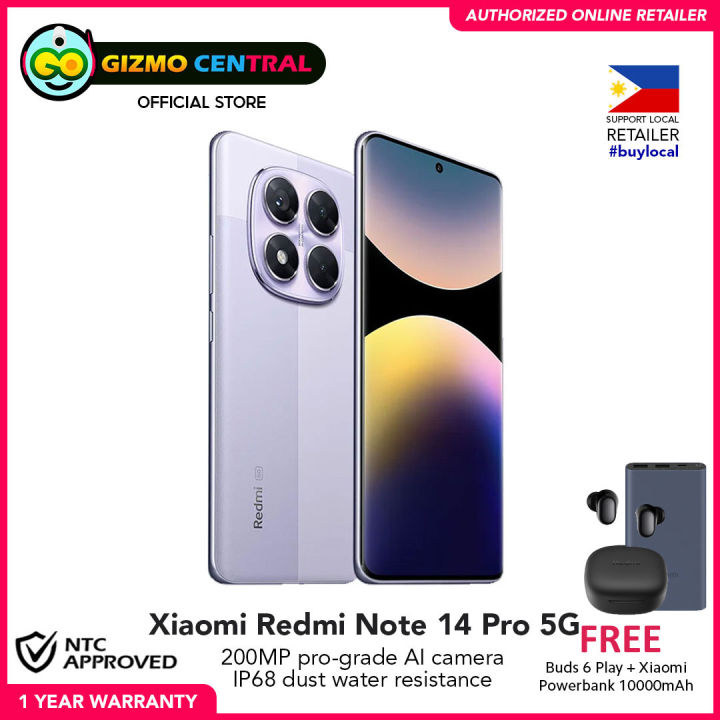 Xiaomi Redmi Note 14 Pro 5G Storage & RAM 12+512GB 200MP pro-grade AI ...