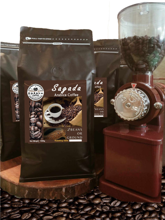 SAGADA ARABICA COFFEE 900g-500g (Resealable-Air Tight-Black Foil Valve ...