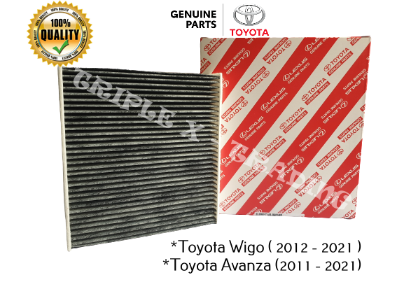 Toyota Charcoal AC Cabin Filter Toyota Wigo (2012 - 2021) / Toyota ...