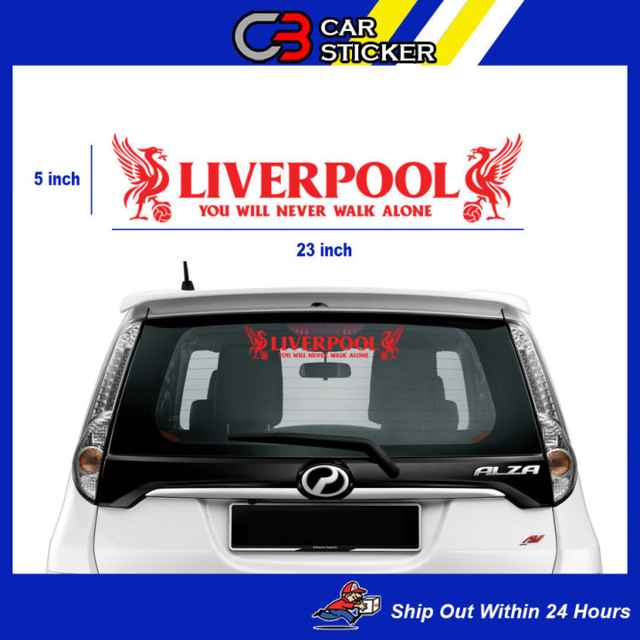 Liverpool football club sticker / cs760 | Lazada